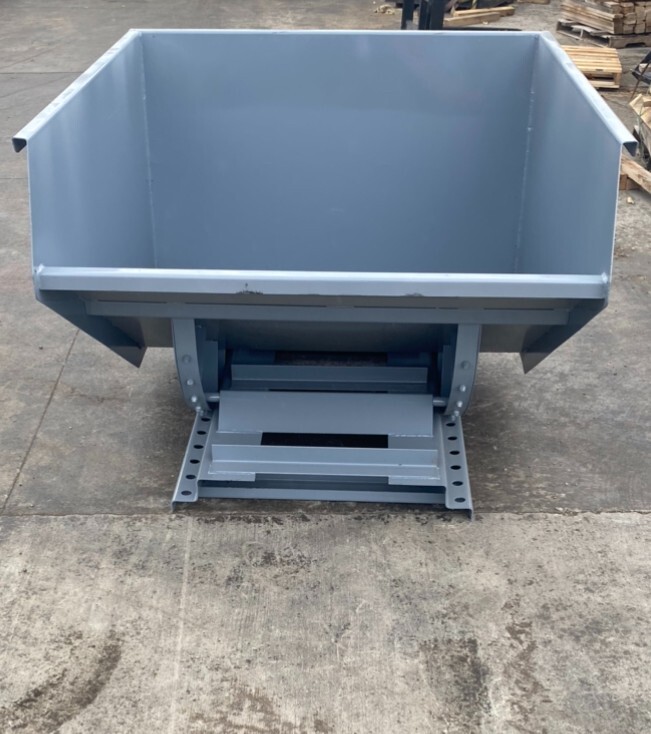 2 YD WRIGHT SELF DUMPING HOPPER-TRASH-RECYCLING HOPPER-DUMPSTER-FREE ...