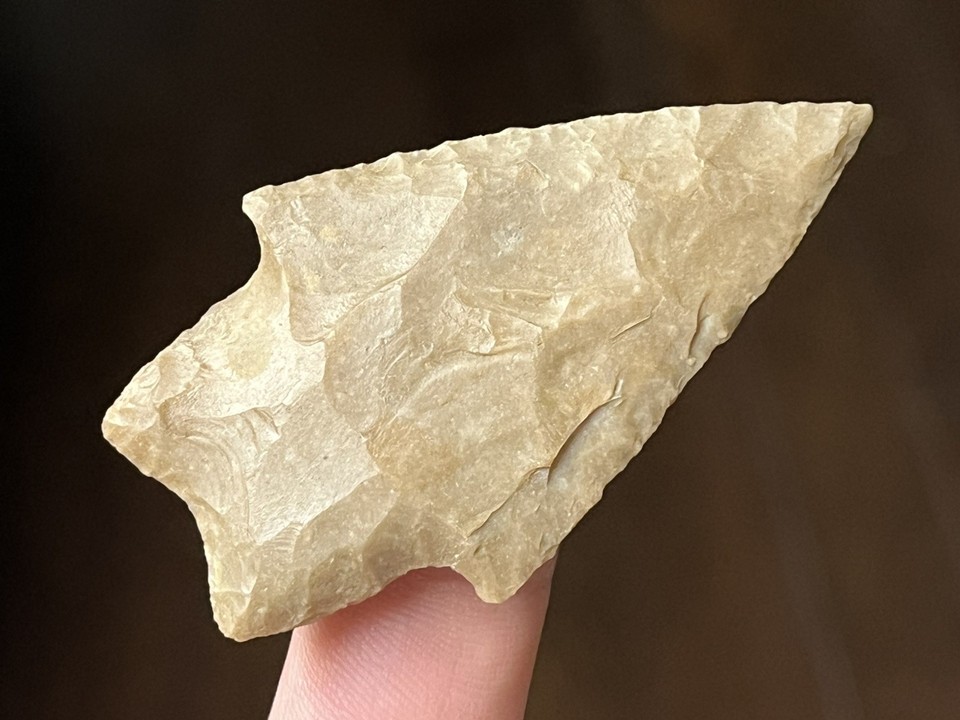 EXCEPTIONAL TEXAS PEDERNALES POINT ARROWHEAD AUTHENTIC INDIAN ARTIFACT ...