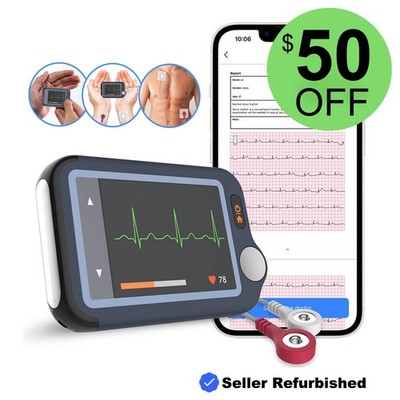 EKG Monitor Heart Rate Monitor w AI Analysis detect AFib 30s/60s/5mins ...
