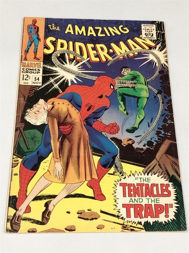 1967 AMAZING SPIDER-MAN ISSUE #53 COMIC BOOK EXCELLENT BRIGHT COMPLETE ...