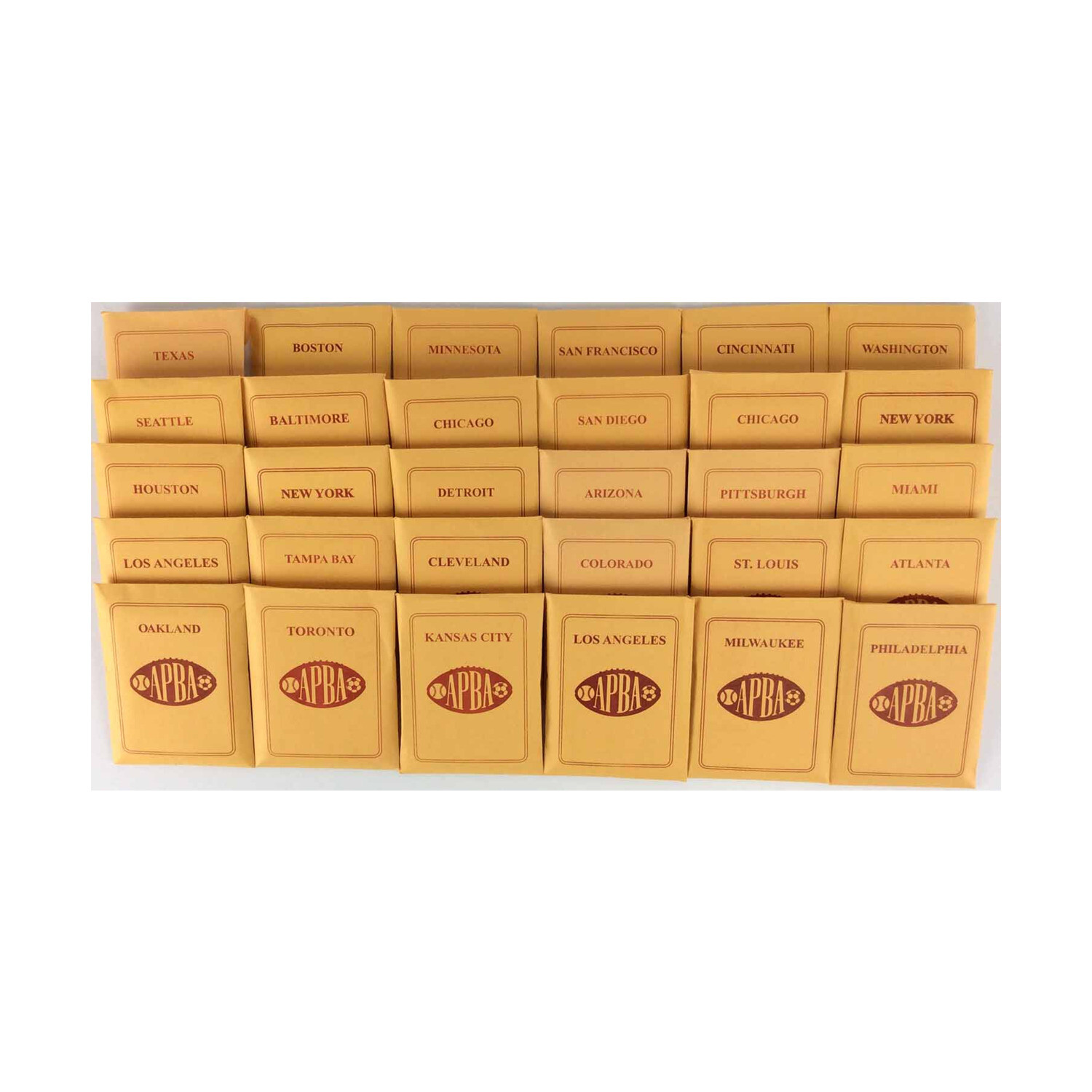 APBA Baseball Cards APBA Baseball 2018 Player Cards - Complete Set Bag ...