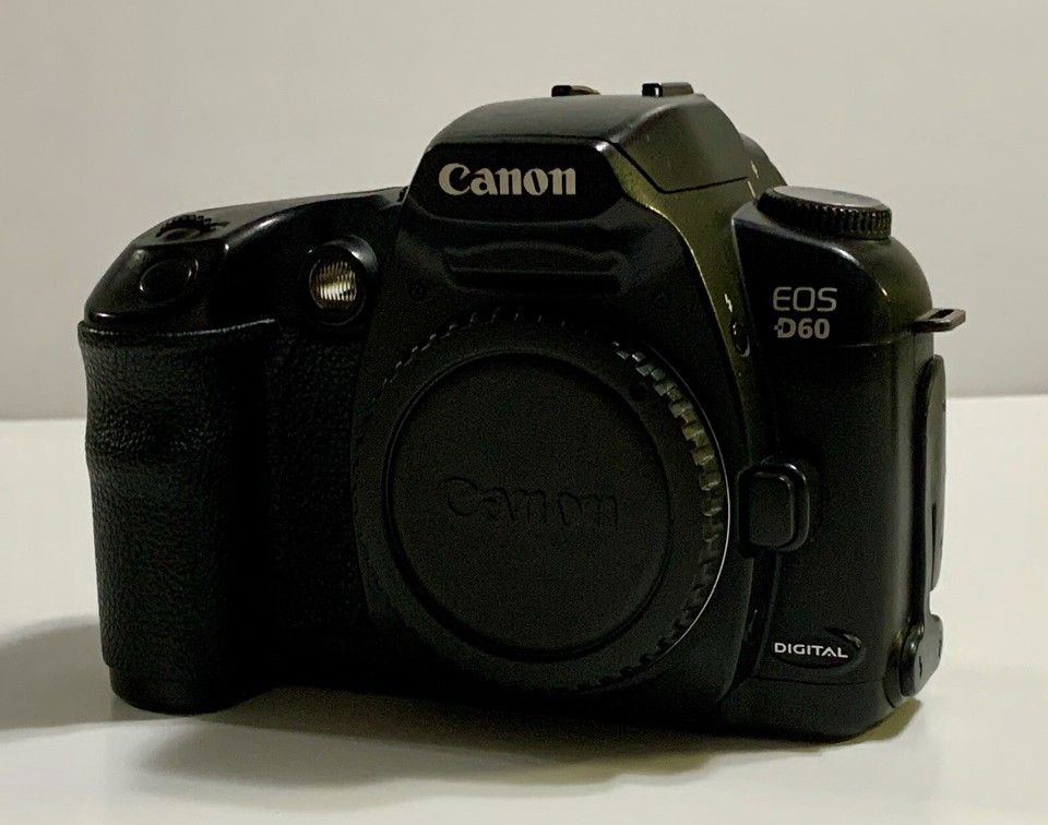 Canon EOS D60 Digital 6.3MP SLR Camera With BP-511 Battery & CB-5L ...