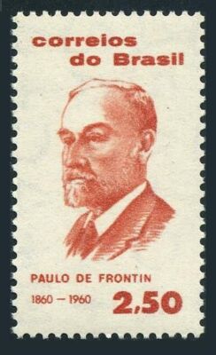 Brazil 910 two stamps,MNH.Michel 989. Paule de Frontin,engineer,1960 | eBay