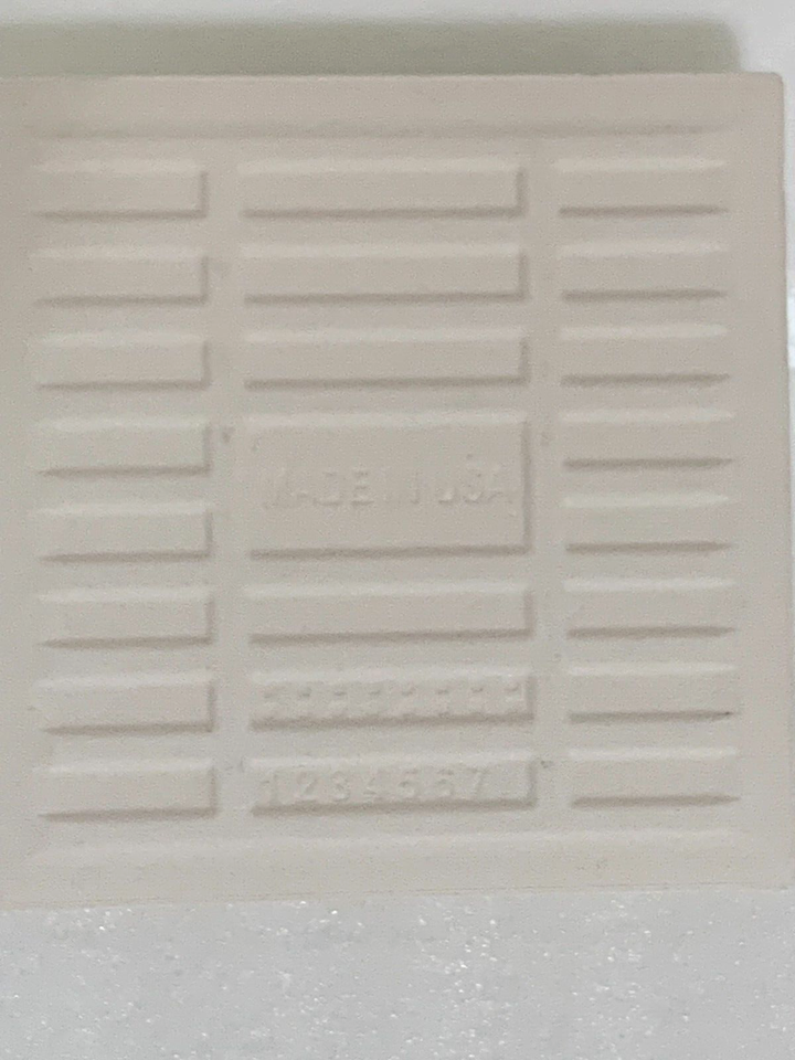 New Interceramic Tile 4 1/4" x 4 1/4" Linen Matte Glazed Made in USA | eBay