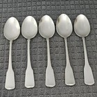 Oneida AMERICAN COLONIAL Teaspoons Set Of 5 STAINLESS Flatware Cube | eBay