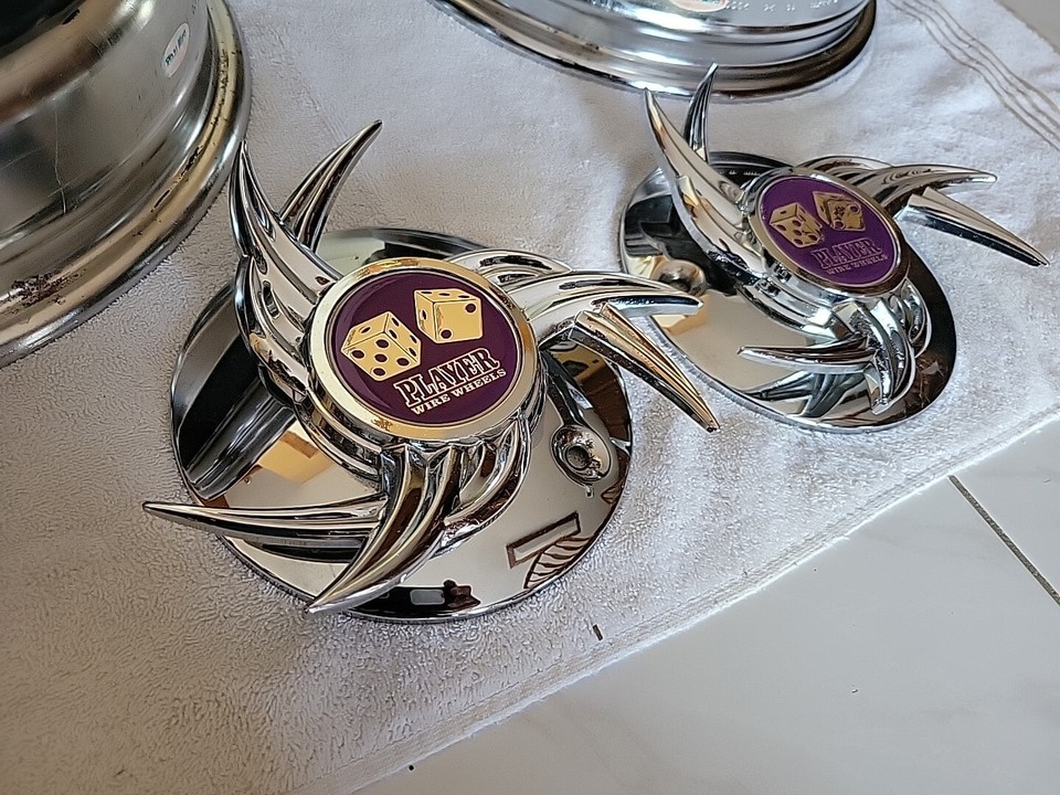 RARE VTG REAL WIRE PLAYER WIRE WHEELS 15X7 (2) VERY NICE | eBay