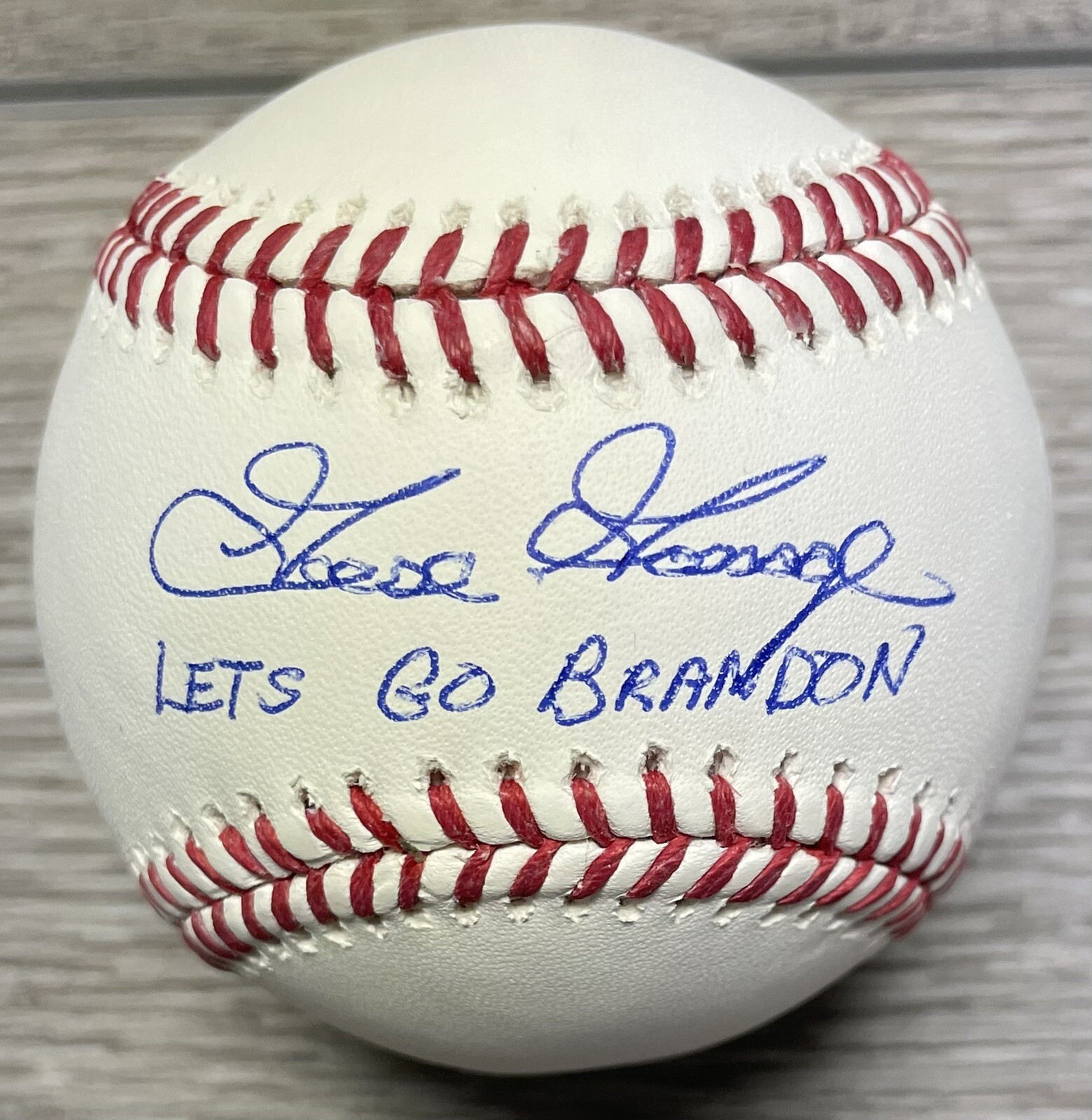 Goose Gossage "Lets Go Brandon” New York Yankees Autographed MLB ...