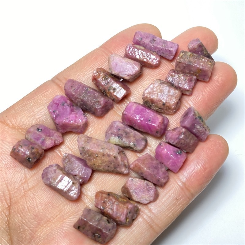 54g Natural Red Corundum Ruby Crystal Rough Mineral Specimen healing ...