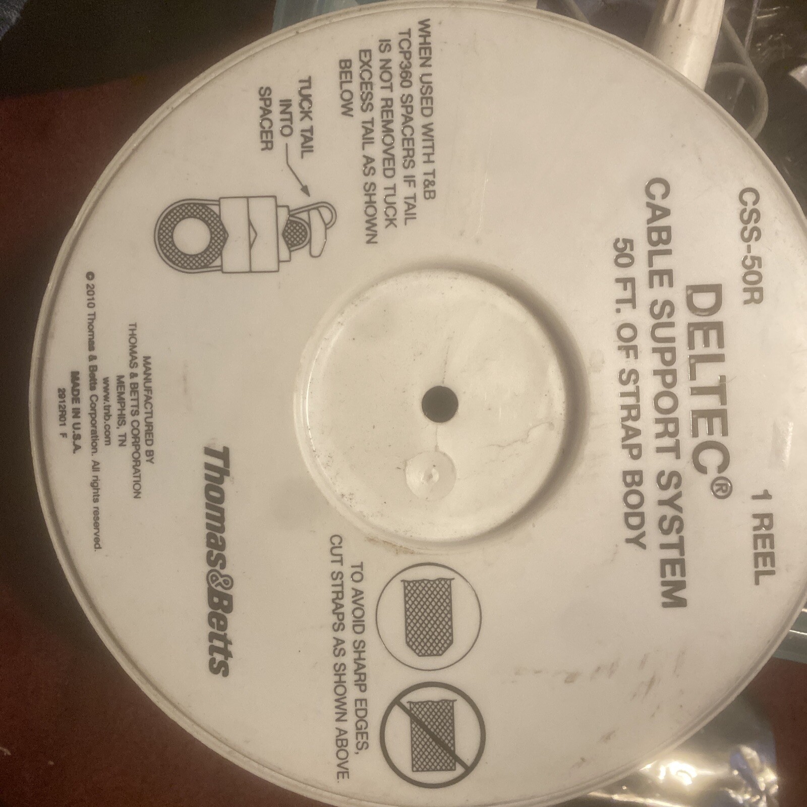 Thomas & Betts CSS-50R 50' Cable Tie for sale online | eBay