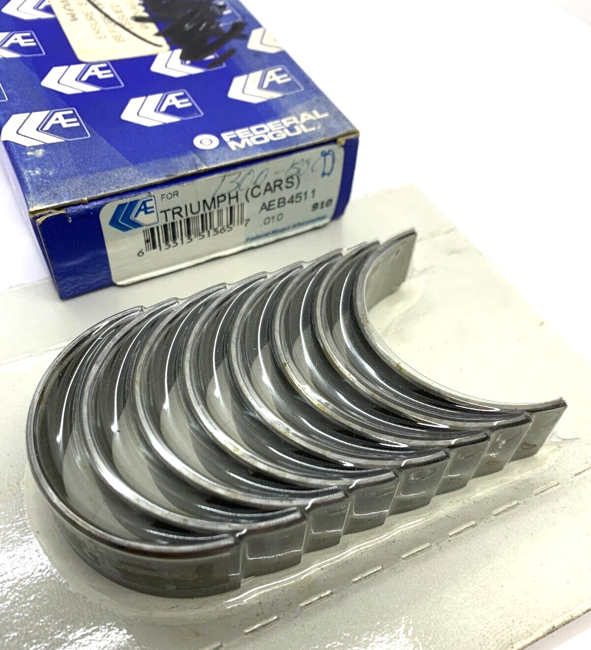 NOS Big End Connecting Rod Bearings AEB4511 .010 1965-73 Triumph TC ...