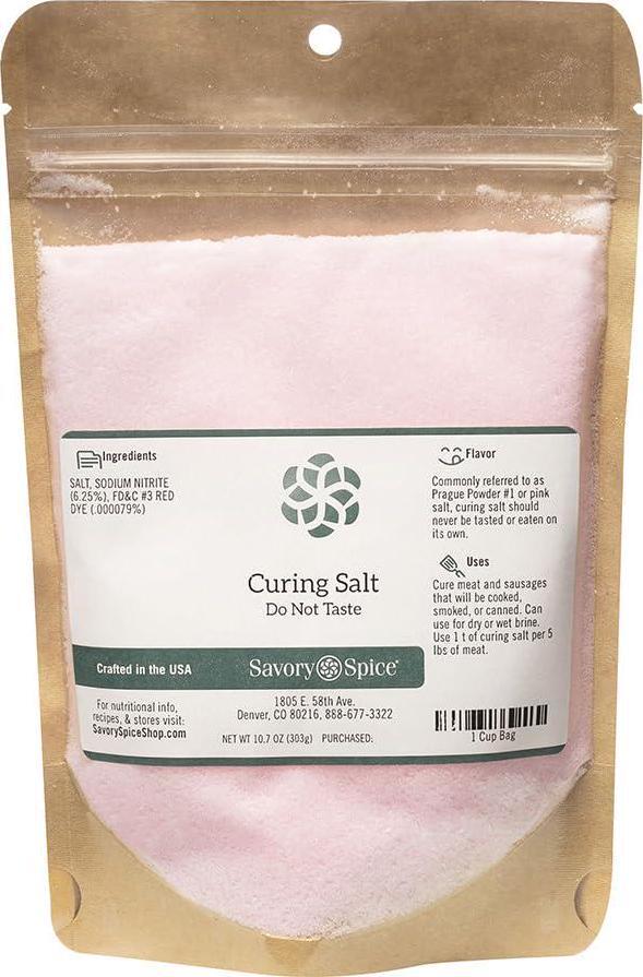 Savory Spice Curing Salt - Prague Powder #1 Curing Salt For Meat ...