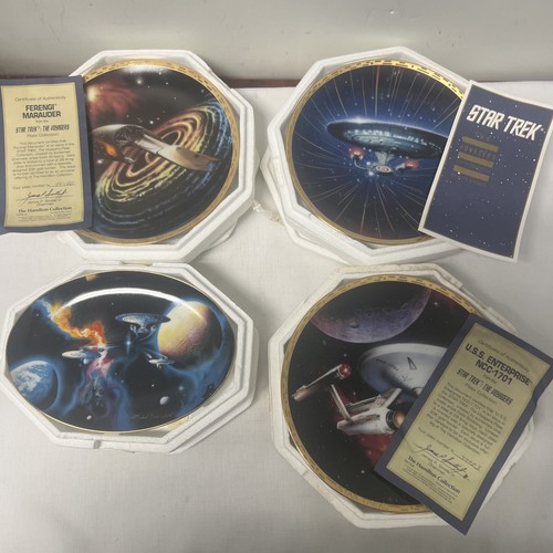 Lot of 4 Star Trek Collection Plates The Hamilton Collection | eBay