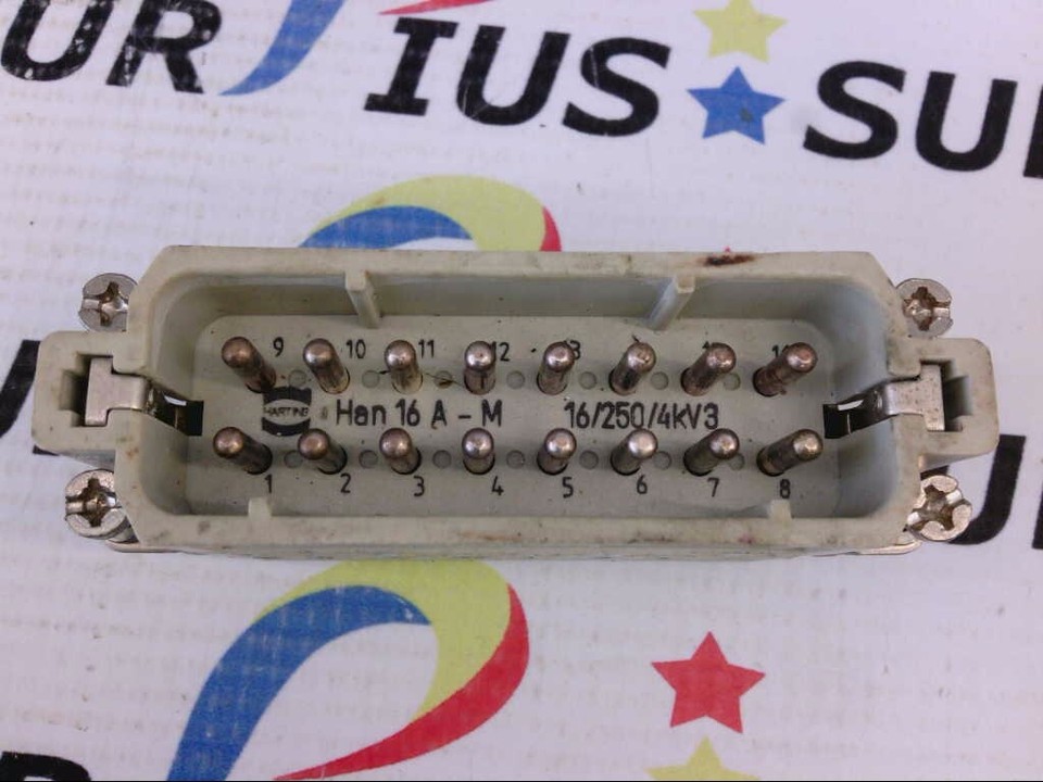 USSP Harting Han 09330162601 Insert 500V 16 A Male RoHS Compliant 16 ...