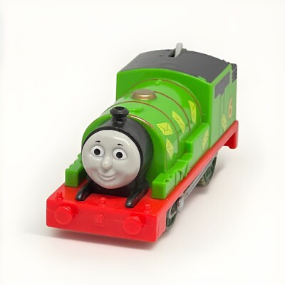 Mattel Trackmaster Thomas and Friends Motorized Green Percy Mail Train ...