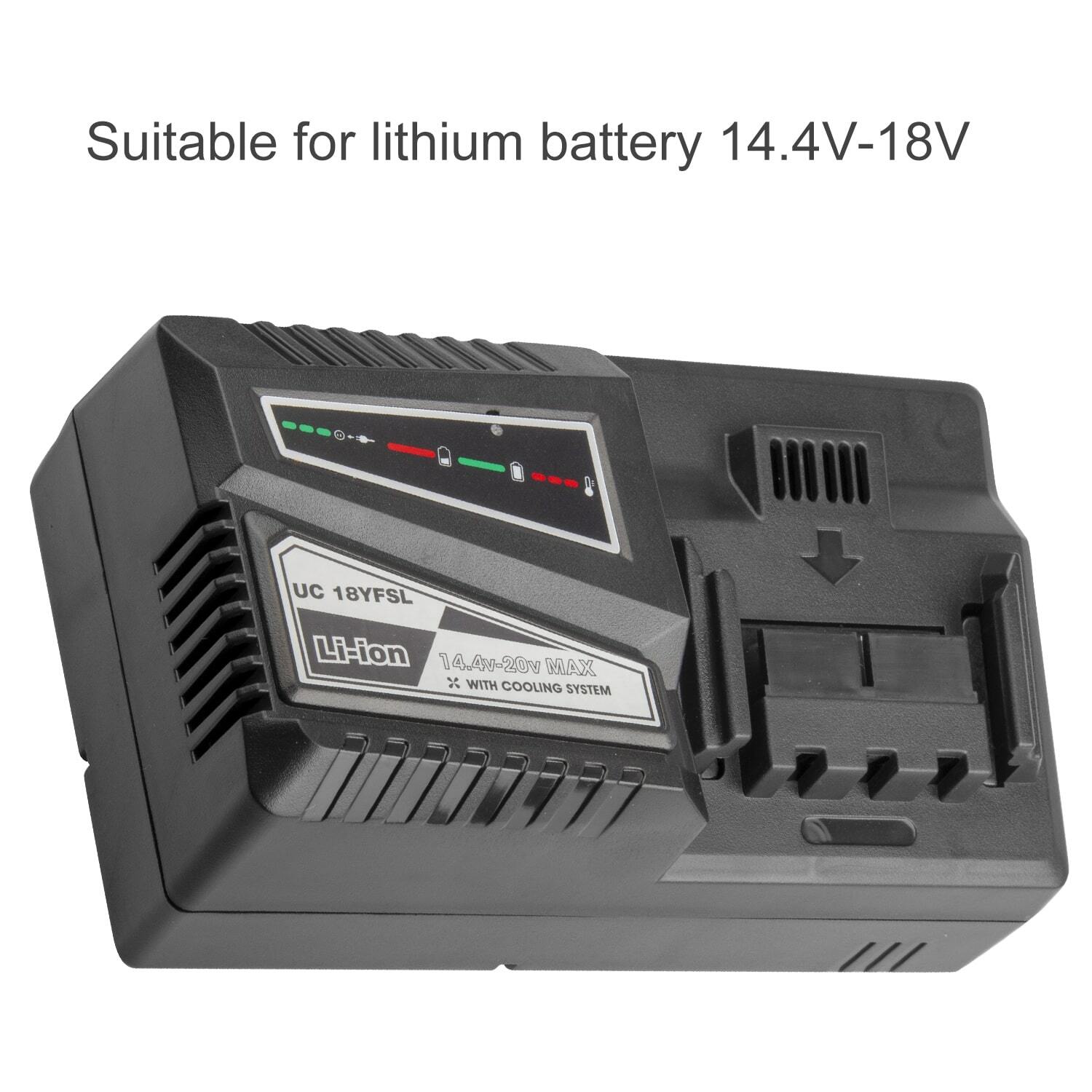 14.4V -18V Fast Charger For Hitachi UC18YFSL UC18YSL3 UC18YKSL UC18YRL ...