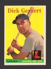 Dick Gernert Boston Red Sox 1958 Topps Card #38 | eBay