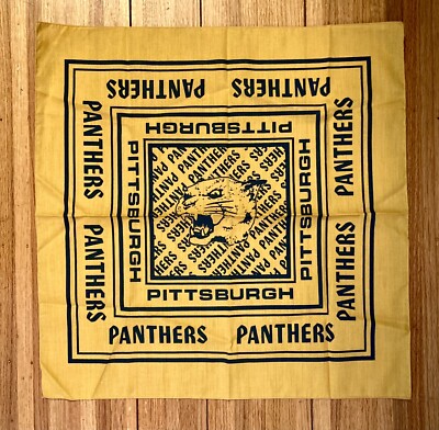 University Of Pittsburgh “Panthers” Vintage Scarf 22” Square | eBay