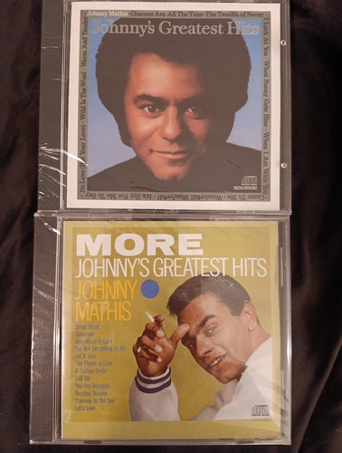 JOHNNY MATHIS 2 CD LOT: Greatest Hits &More Greatest Hits BRAND NEW ...