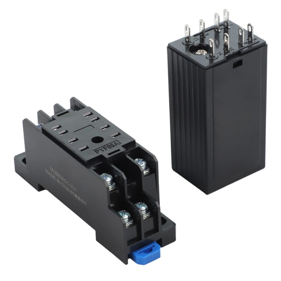Reliable Operation 220V Timer Relay Cycle Time Delayer Oxidation ...