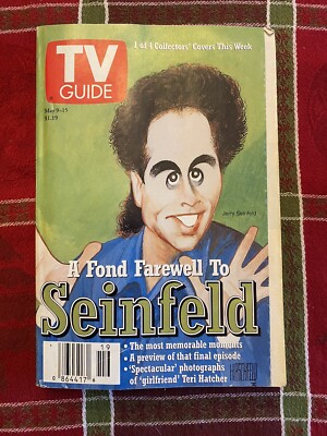 TV Guide Magazine Collector's Cover A Fond Farewell to Seinfeld 1998 ...