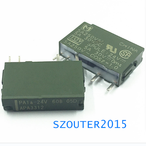 2PCS PA1A-24V APA3312 24V 4Pins Relay 24V 5A New | eBay