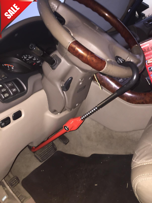 The Club Pedal To Steering Wheel Lock Vehicle Anti-Theft Device Fits ...