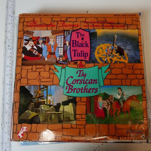 Alexandre Dumas The Black Tulip & The Corsican Brothers Laserdisc LD Free Ship | eBay