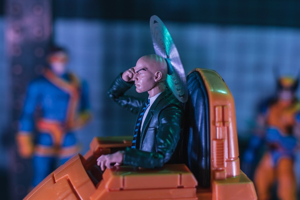 Translucent Professor X Mind Powers EFFECT ONLY Mezco, Marvel Legends ...