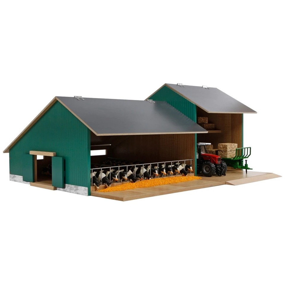 Kids Globe Wooden Farm Shed Toy Set – Imaginative Farm Play with ...