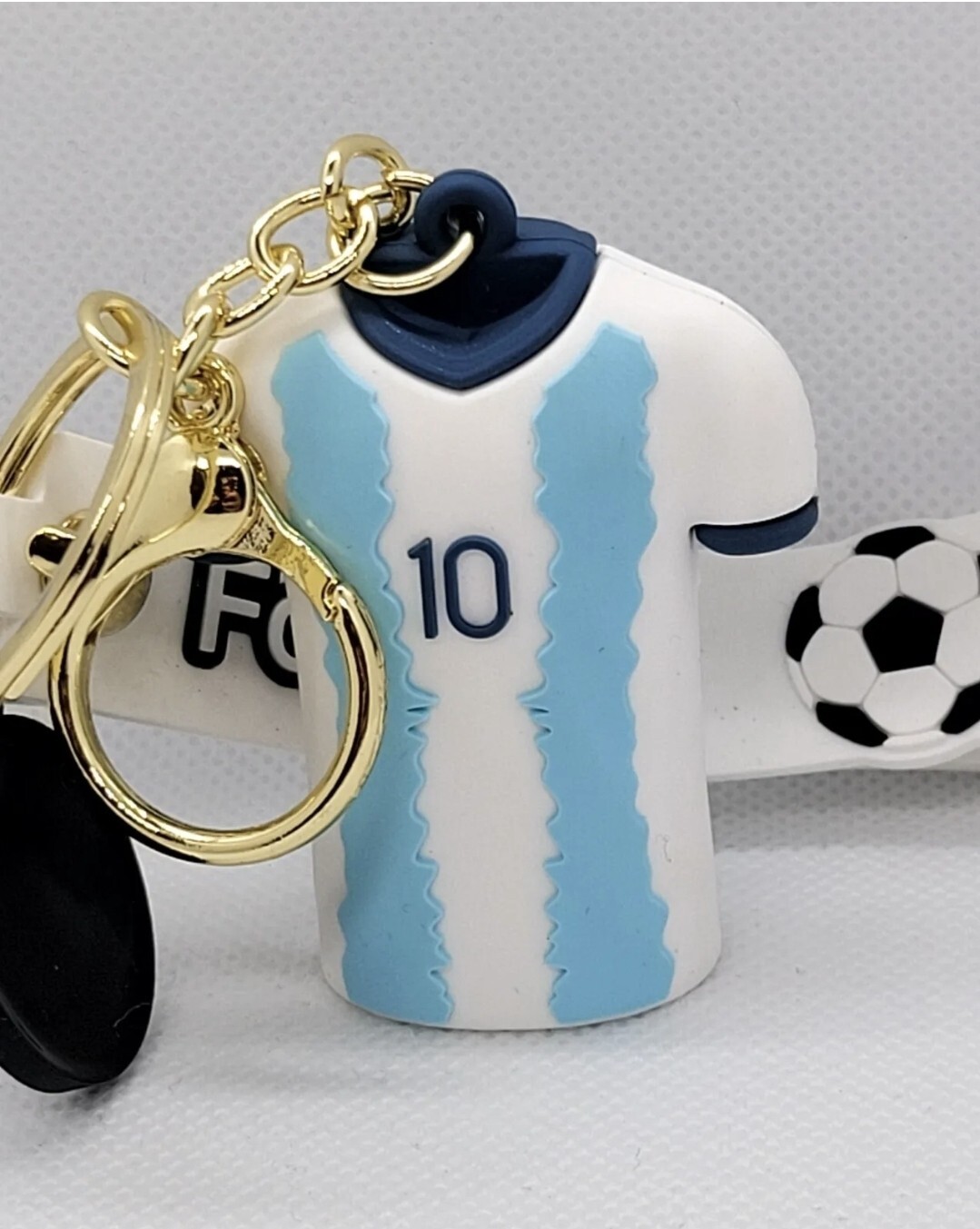 Messi No.10 Inter Miami Football Shirt Keyring Keychain Bag Charm | eBay UK