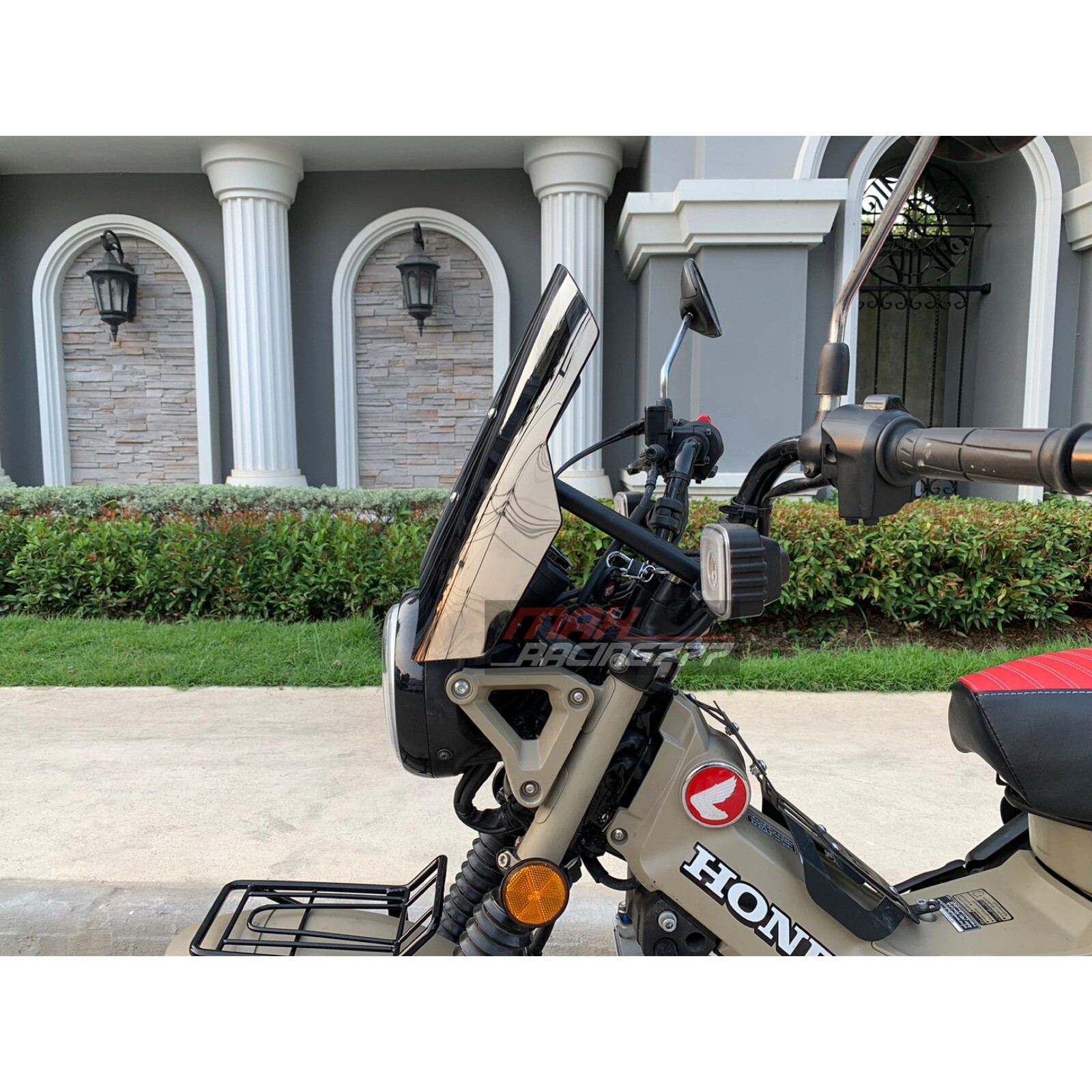 METER VISOR SHIELD BLACK WINDSHIELD WINDSCREEN HONDA TRAIL125 CT125 ...