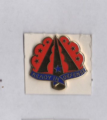 US Army 35th Air Defense Artillery Brigade ADA crest DUI pin badge G-23 ...