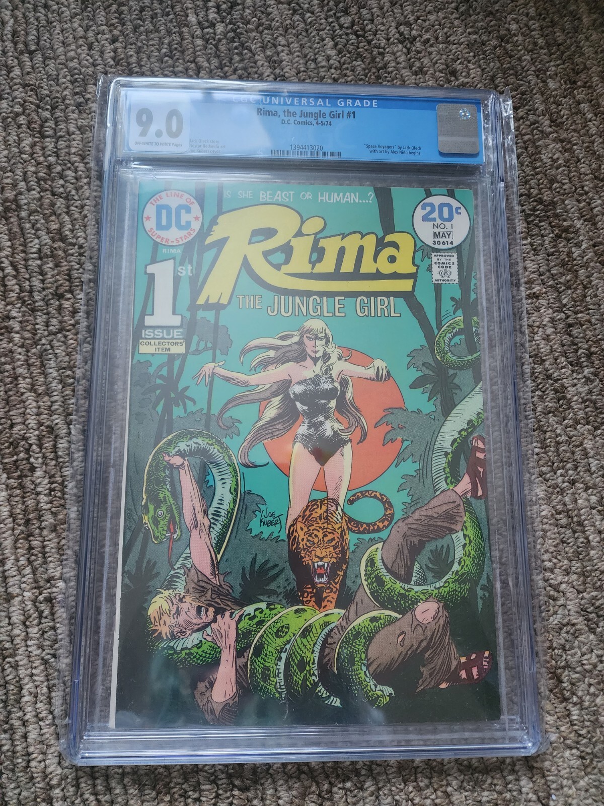RIMA THE JUNGLE GIRL 1 CGC 9.0 DC COMICS 1974 | eBay