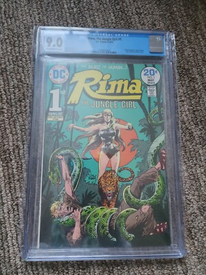 RIMA THE JUNGLE GIRL 1 CGC 9.0 DC COMICS 1974 | eBay