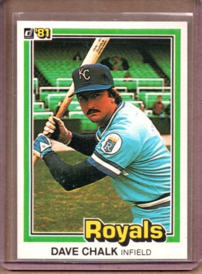 1981 DONRUSS DAVE CHALK #101 (NM/MT OR BETTER) CREASE FREE | eBay