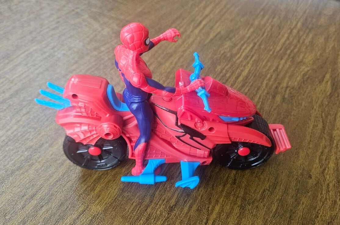 Marvel Spider-Man Cycle Bike Motorcycle + 6 Inch Action Figure Hasbro ...