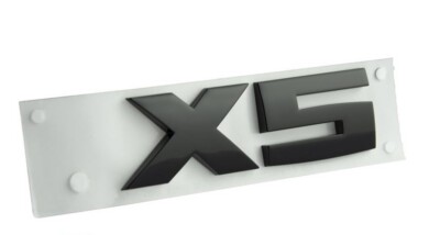 BMW GENUINE G05 X5 Black Trunk Logo Lettering Badge Rear Emblem ...