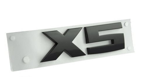 BMW GENUINE G05 X5 Black Trunk Logo Lettering Badge Rear Emblem ...