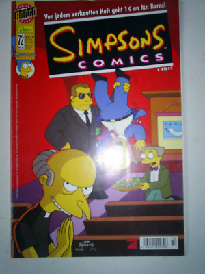 SIMPSONS COMIC HEFT Nr. 72 BONGO PANINI RAR | eBay.de