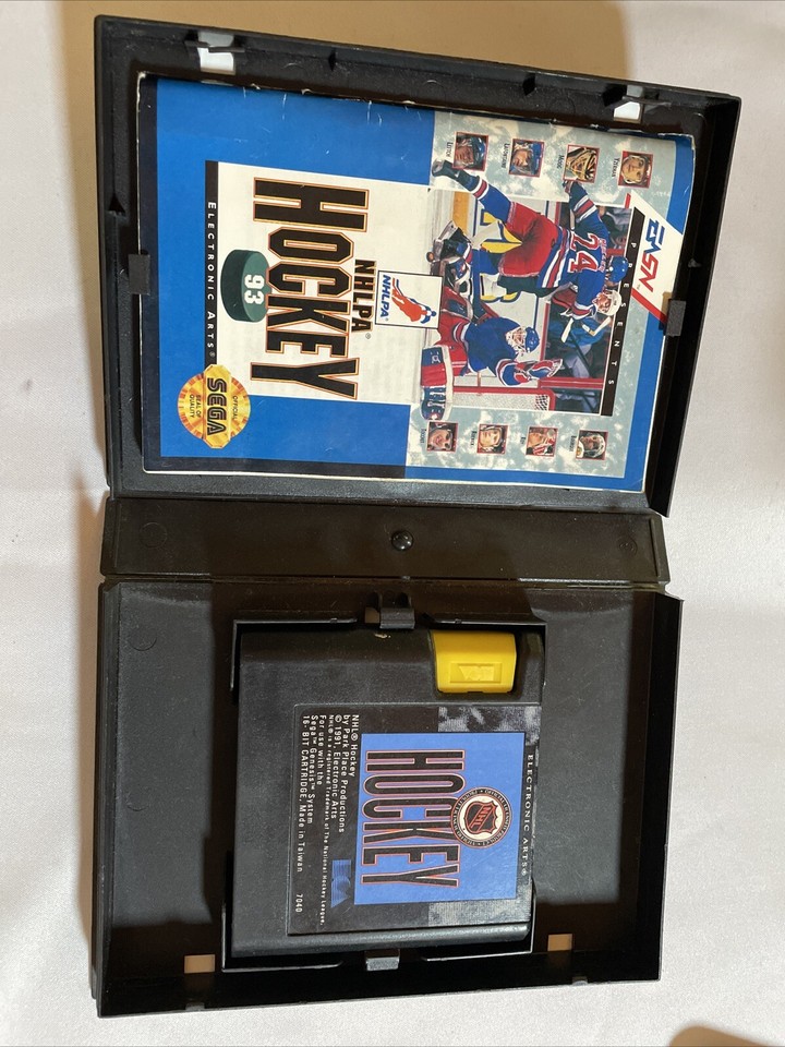 NHLPA Hockey '93 (Sega Genesis, 1992) Complete With Box And Manual ...