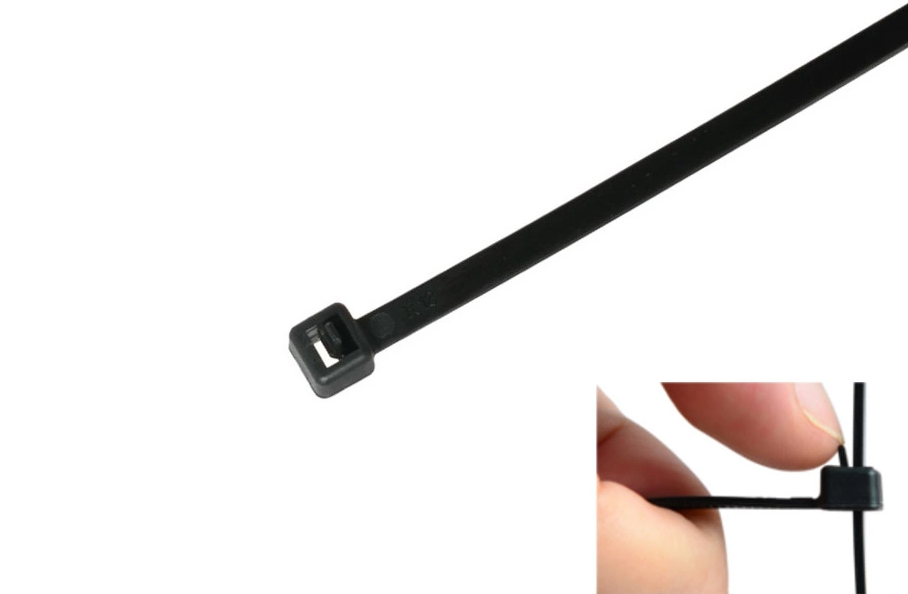 8” Reusable/Releasable Cable Ties, 50 lb | Heavy Duty Nylon Zip Ties ...