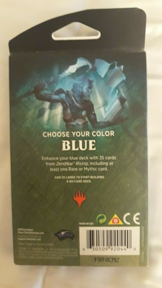 MTG Zendikar Rising Blue Theme Booster BRAND NEW/Sealed Magic CCG ...