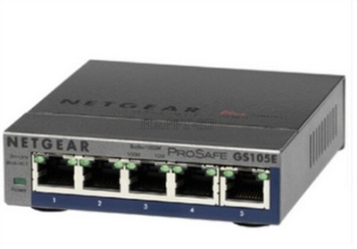 Used Netgear Prosafe Plus 5 Port Gigabit Ethernet Switch GS105E Good ...