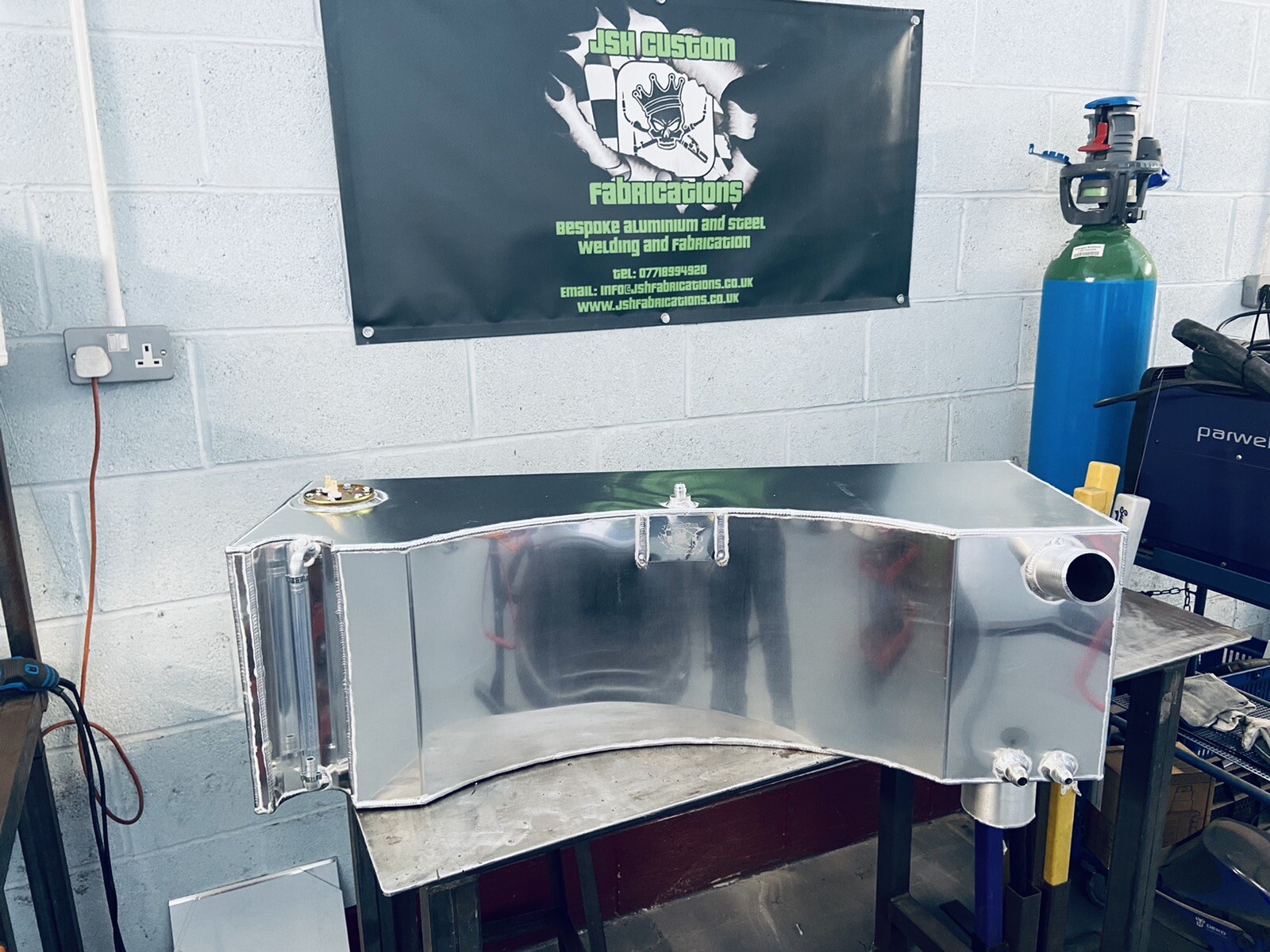 12 Gallon Mk1/mk2 Escort Boot Mounted Alloy Fuel Tanks ,Fully Loaded ...