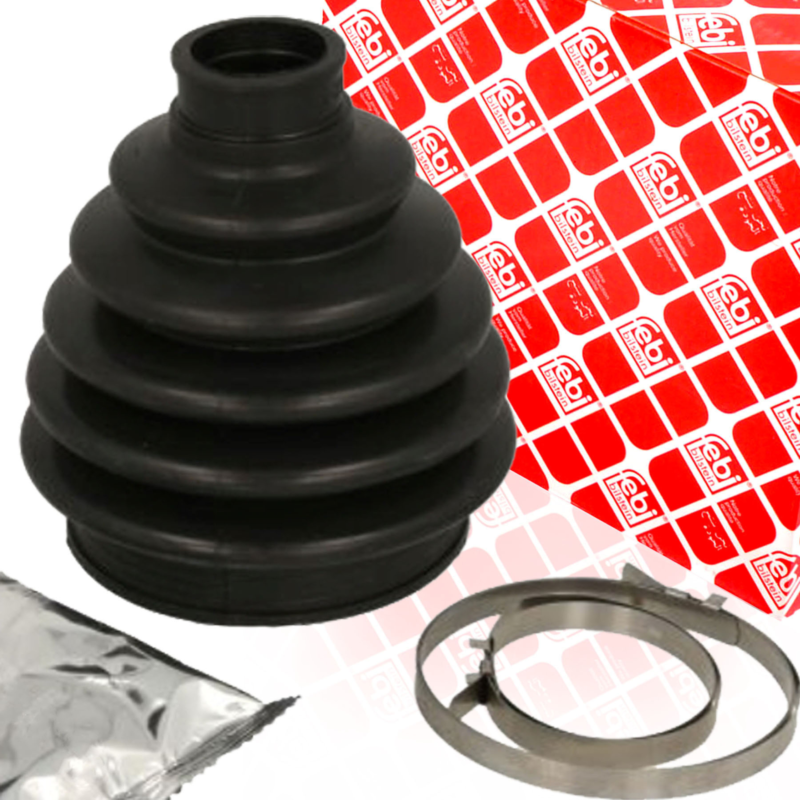 2x FEBI Achsmanschette Radseitig für A3 GOLF 5-7 PASSAT B7 TOURAN OE ...