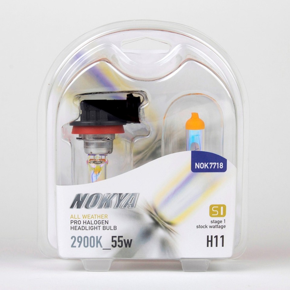 Nokya All Weather H11 Nok7718 55W Two Bulbs Fog Light Replacement Lamp ...