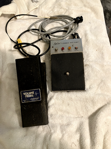 Leslie Combo Pre-amp Pedal Model 020875 Vintage 6 Pin Leslie 145 147 ...