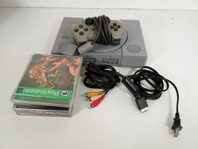 Original Sony PlayStation 1 Console Bundle ~ 6 PS1 Games | eBay