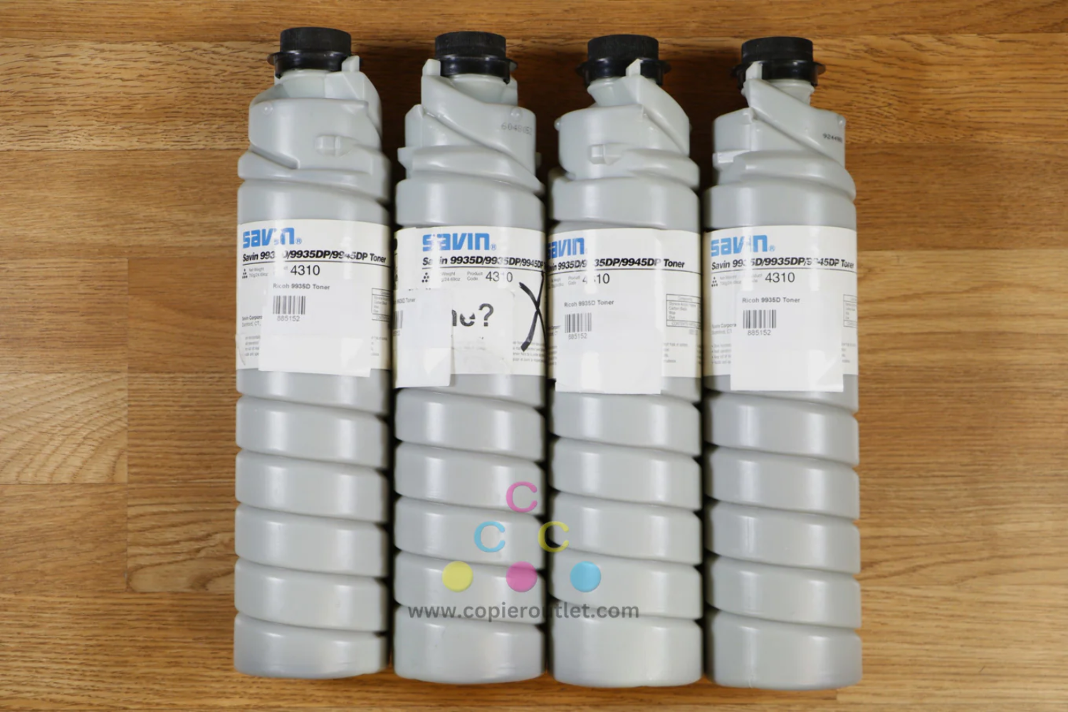 Lot of 4 TYPE 4310 Black Toner Cartridges Savin 9935D 9935DP 9945DP ...