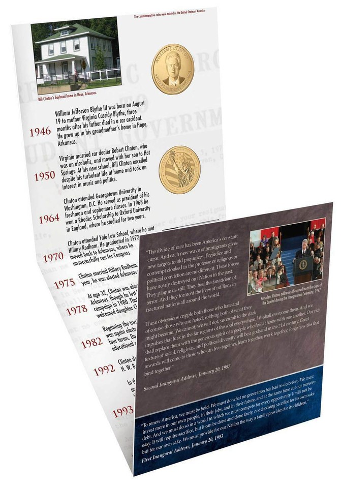 Bill Clinton Presidential Commemorative Coin Collection | eBay